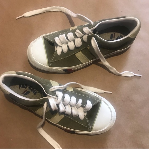 Keds | Shoes | Green Prokeds Royal Plus Suede Retro Sneakers | Poshmark